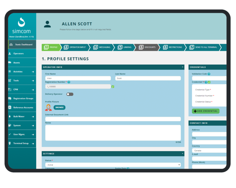 Simcom Water - Computrol